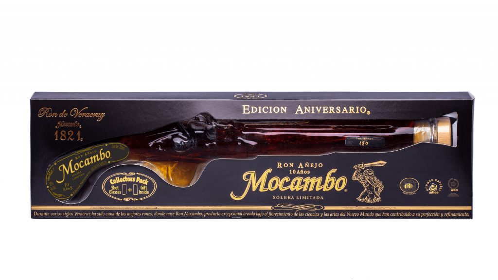 AGED RUM “MOCAMBO” 10 YEARS EDITION “BUCANERO PISTOL” – Licores Veracruz